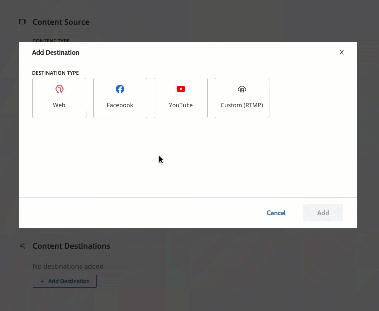 Add Thumbnails to a Broadcast