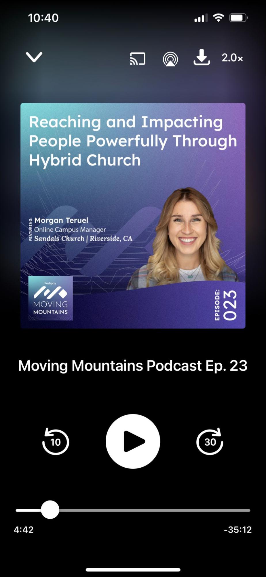 Learning about the Audio Player