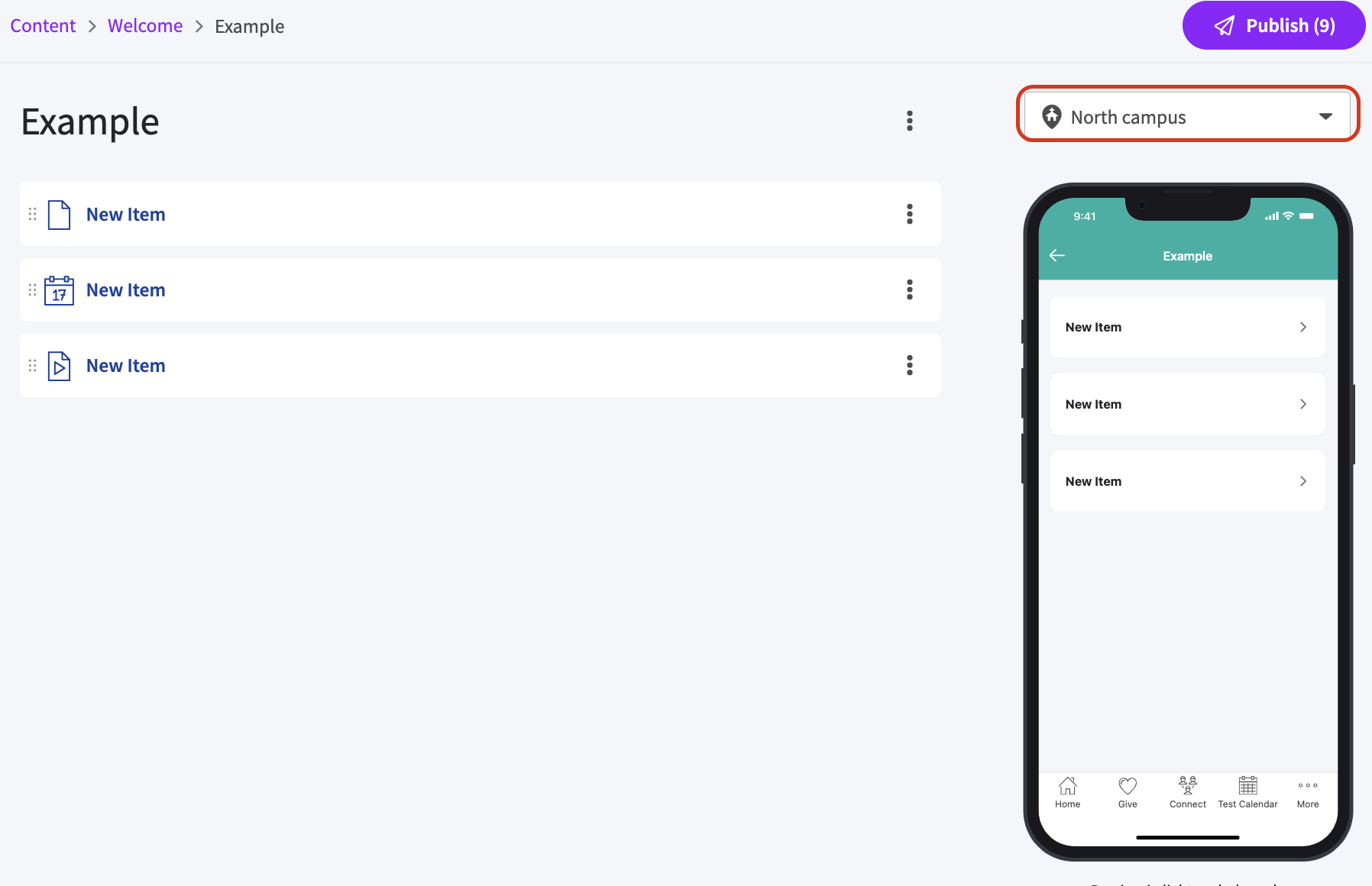 Learning about Campuses in App Studio