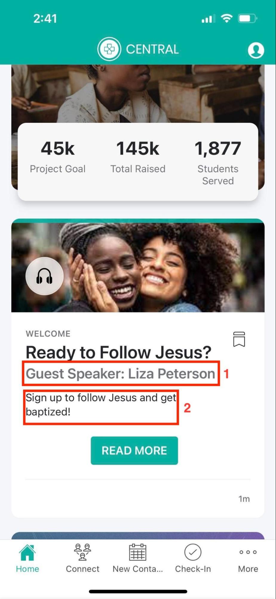 How to Change the DHS Card Texts