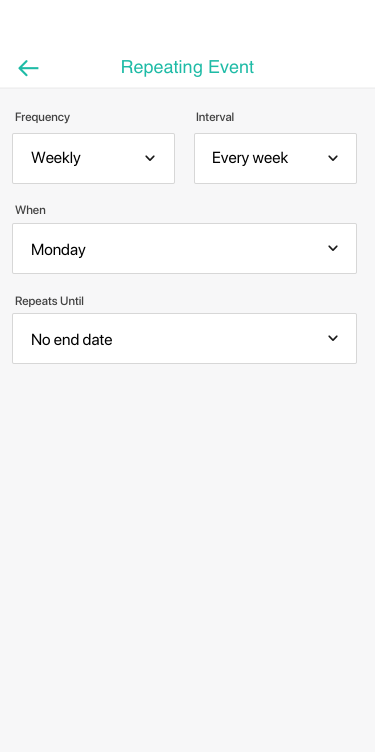 How to Create Events in the App