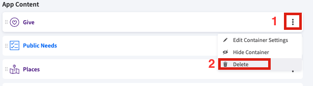 How to Delete Content