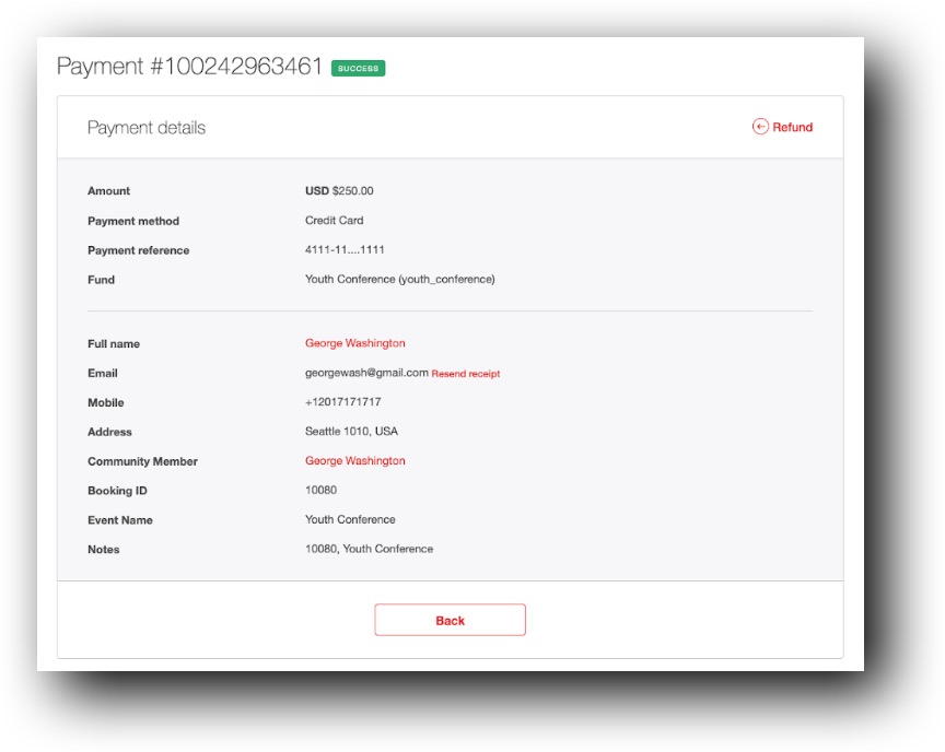 Learning about the Event Registration Payment Flow