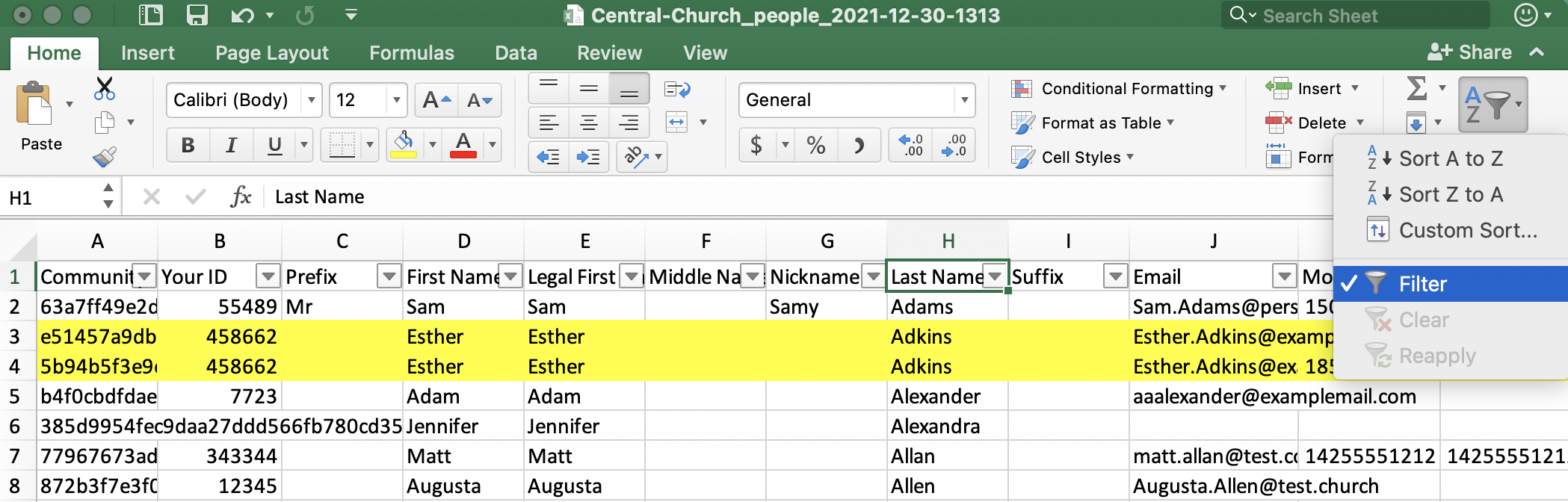 How to Locate Duplicate Donor Profiles