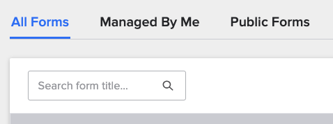 Learning about Forms Admin View List