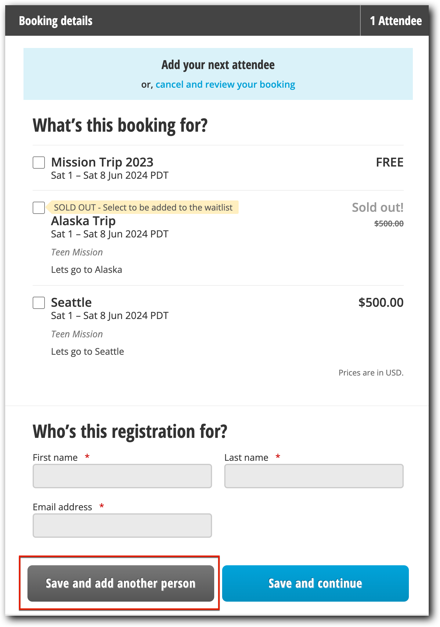 How to Add Multiple People to a Single Booking