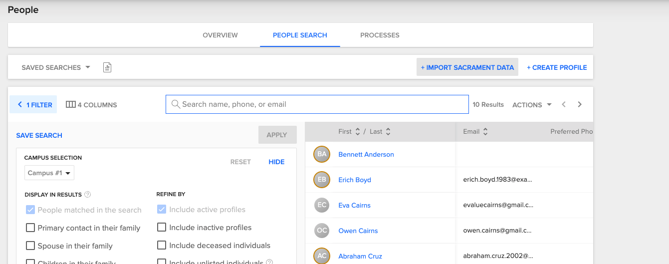 How to Bulk Upload Sacraments