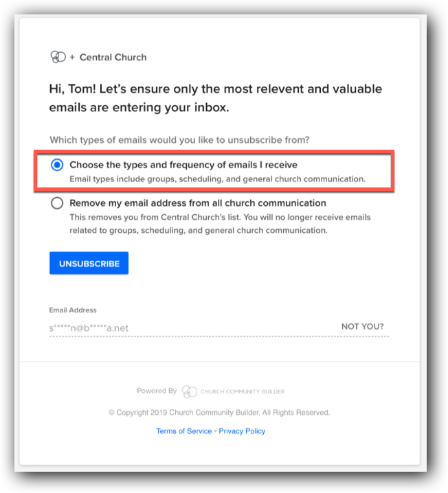 How to Change Your Pushpay ChMS Email Preferences
