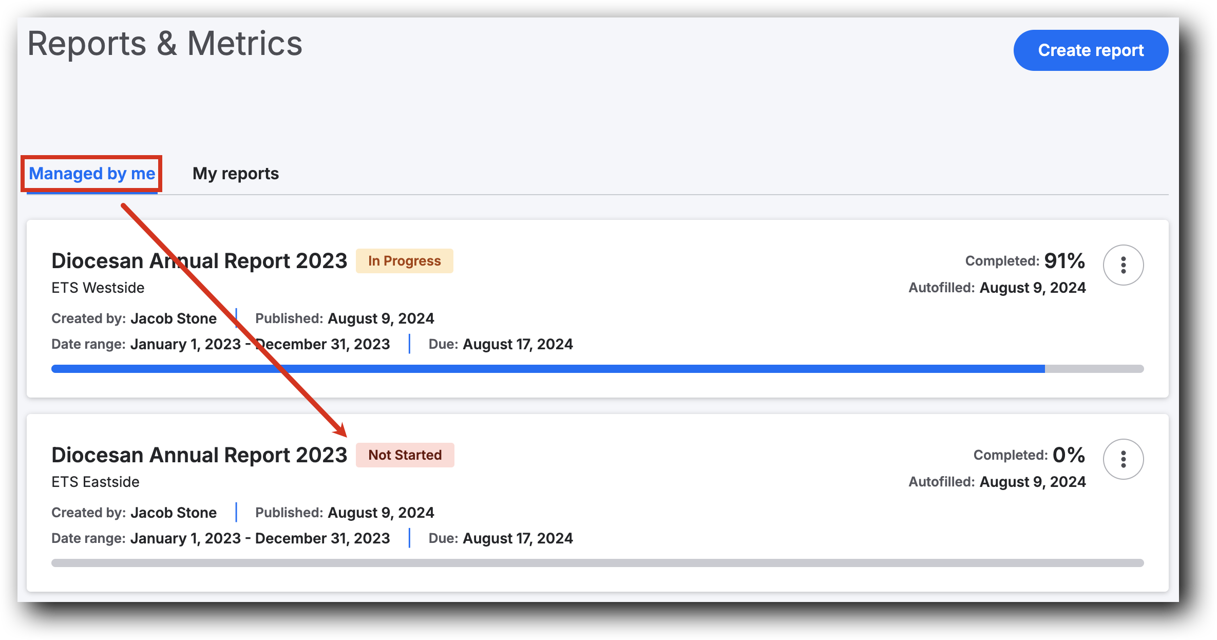 How to Complete the Annual Report