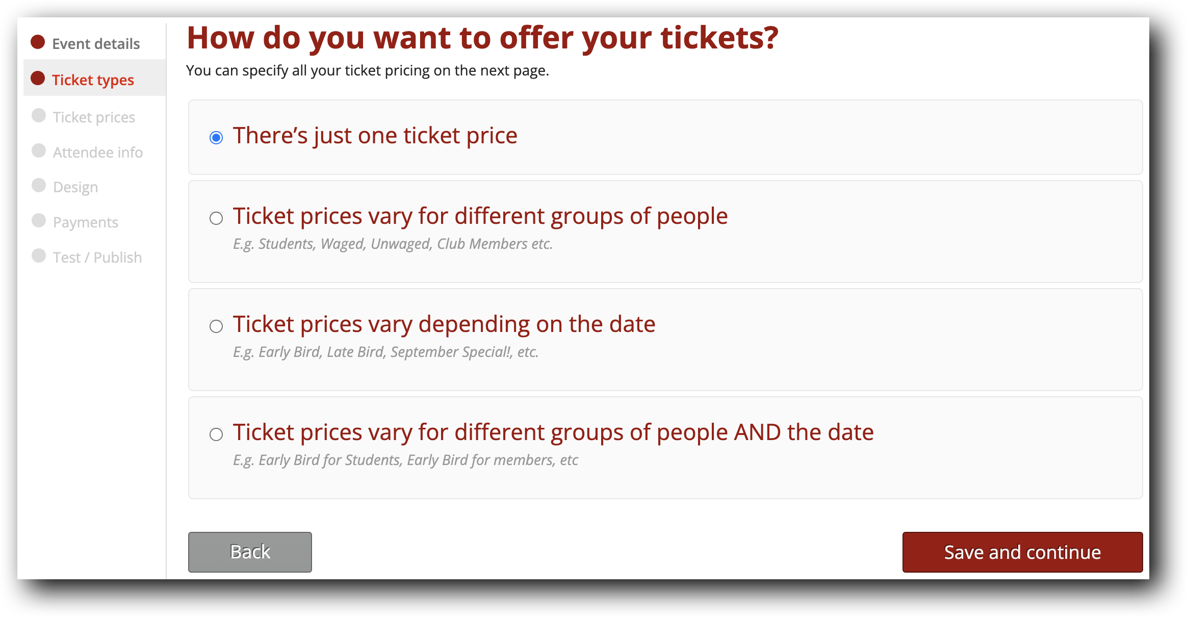 How To Create Your First Event