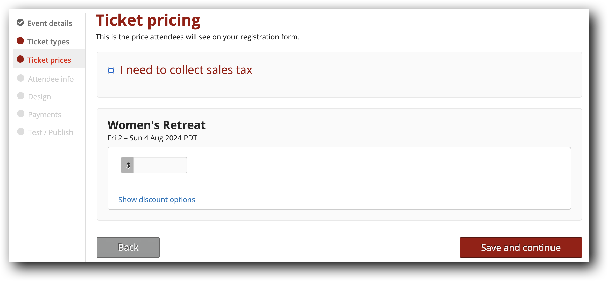 How To Create Your First Event
