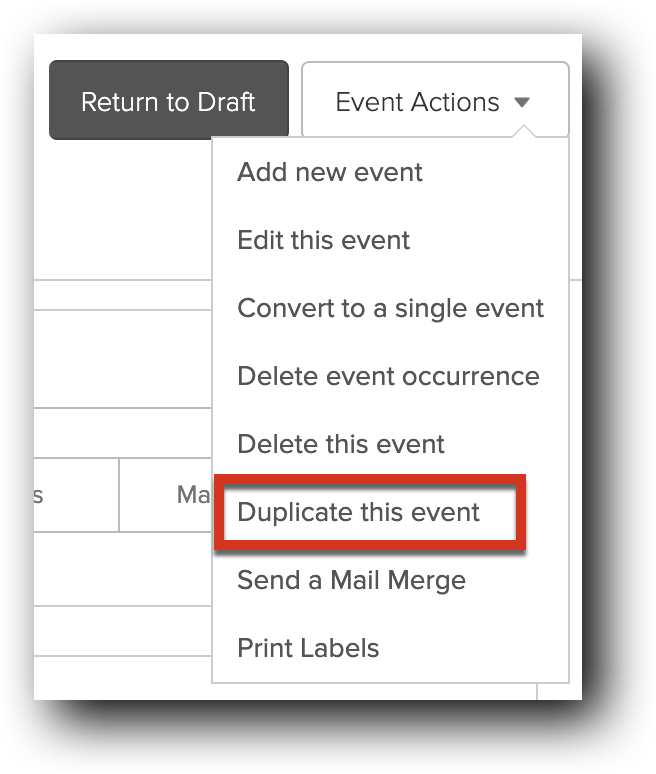 How to Duplicate, Convert Or Delete An Event How to Duplicate, Convert Or Delete An Event