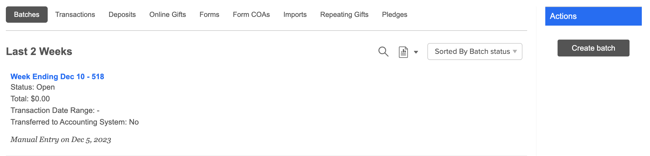 How to Edit and Manage a Batch