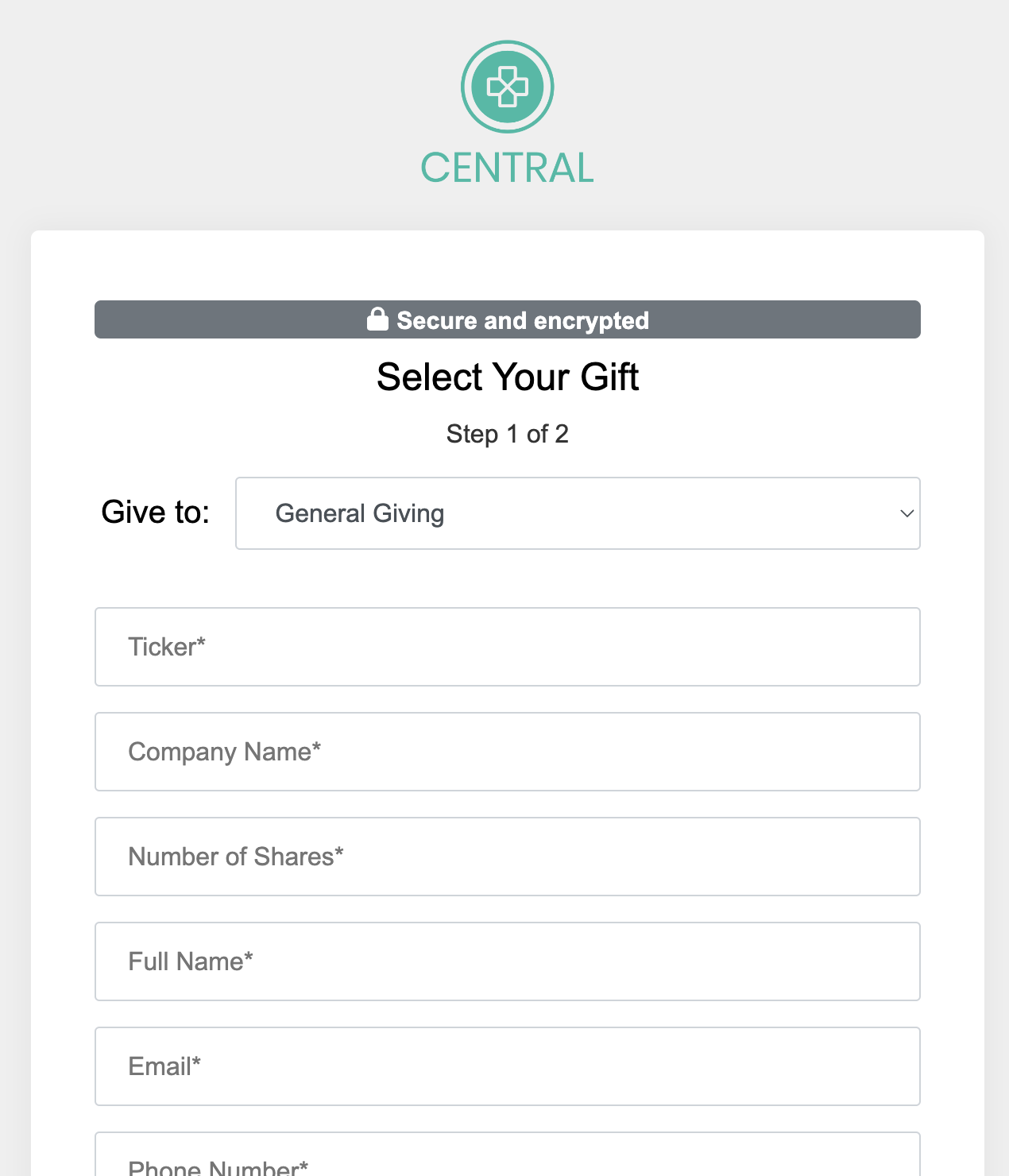 How to Give Using Stock