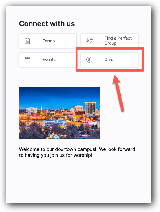 How to Give via Pushpay ChMS
