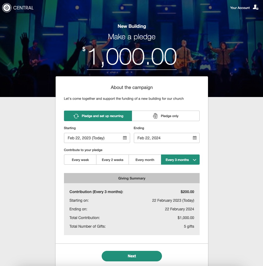 How to Make a Campaign Pledge