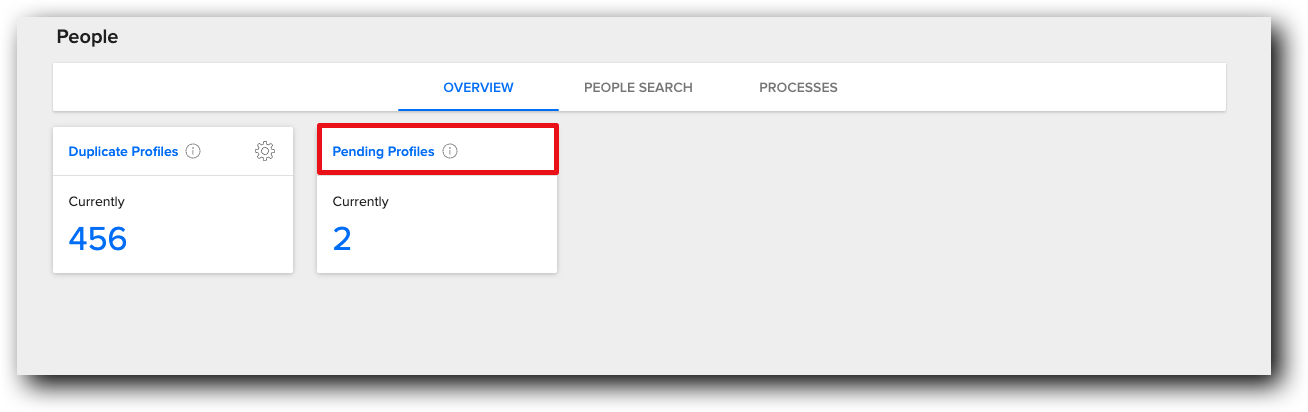 How to Manage Pending Profiles