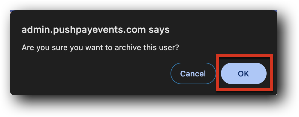 How to Manage Users on Pushpay Events