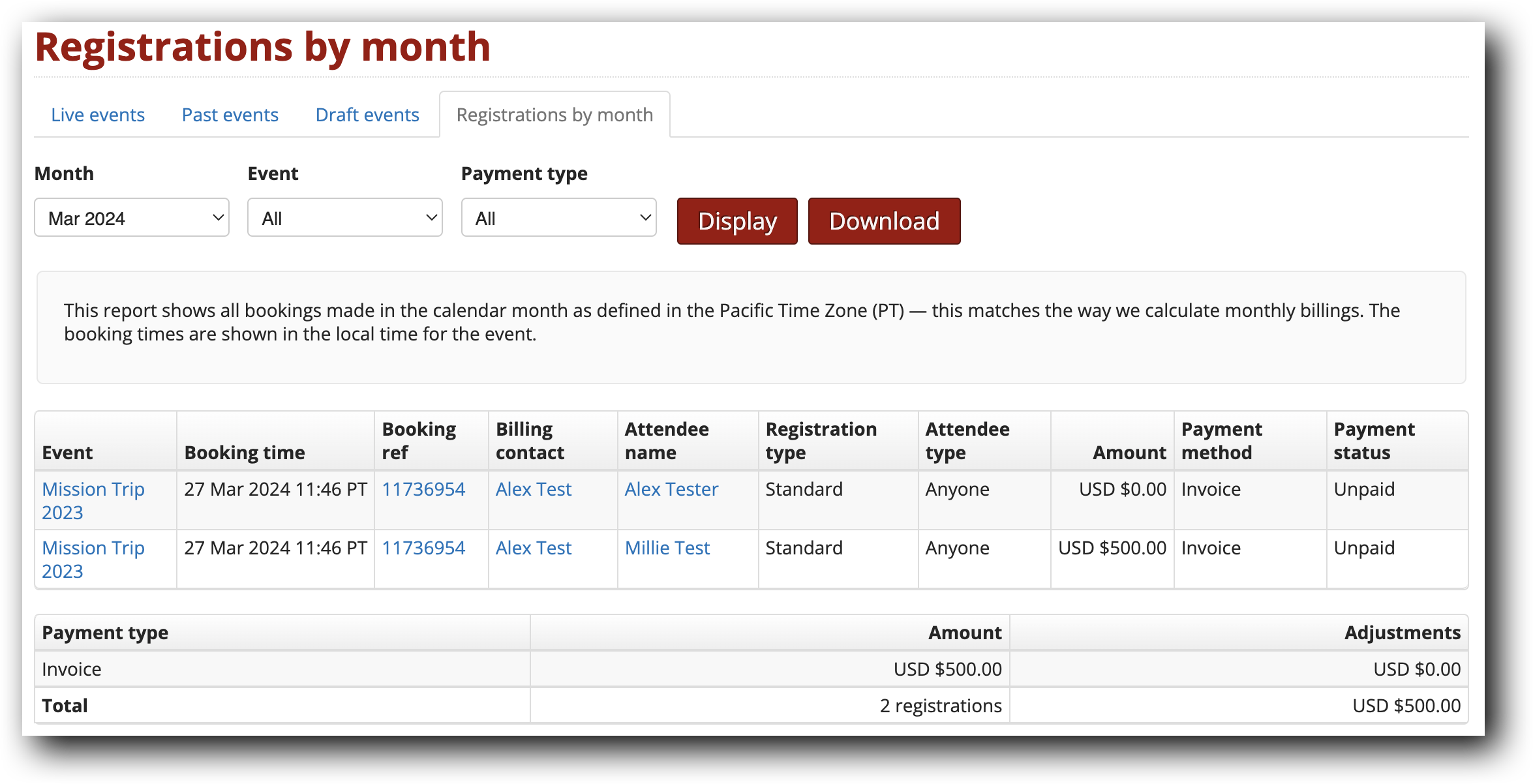 How to Reconcile Event Fees with Your Pushpay Invoice
