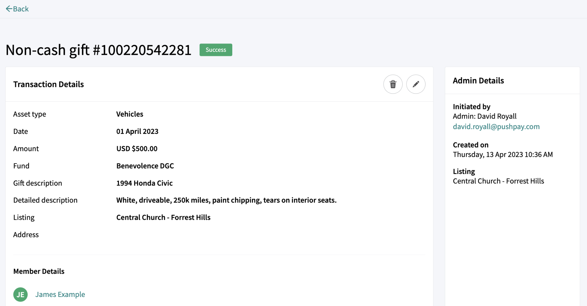 How to Record Non-cash Donations