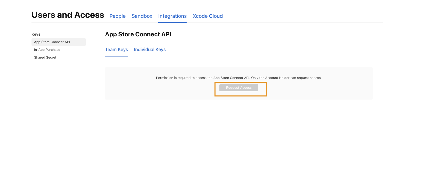 How To Request Access To The App Store Connect Api 7500
