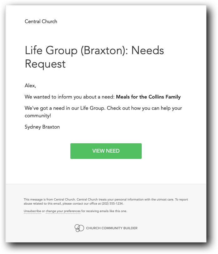 How to Respond to a Need