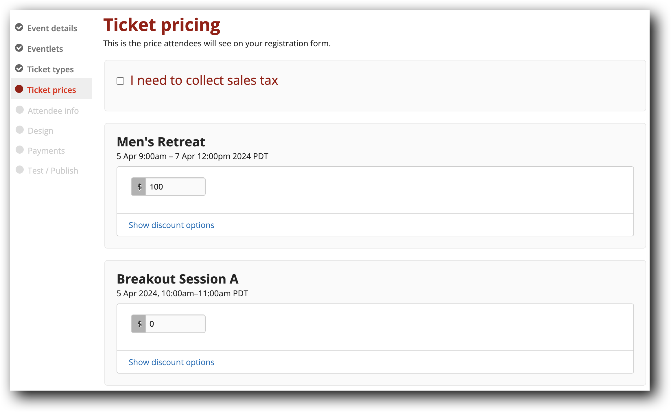 How to Set Up Breakout Sessions and Workshops with Eventlets