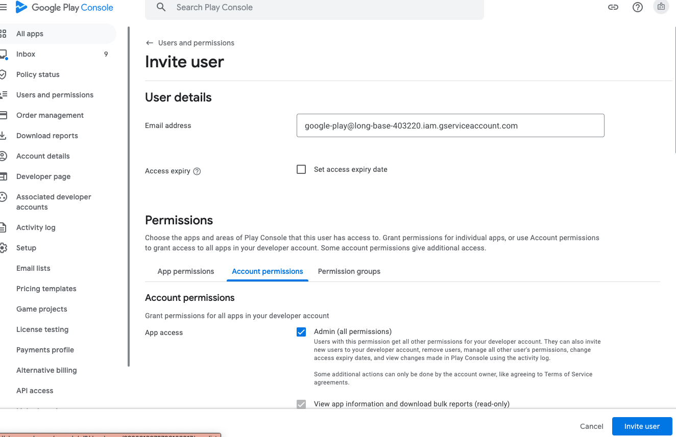 How to Set up your Google Publishing API