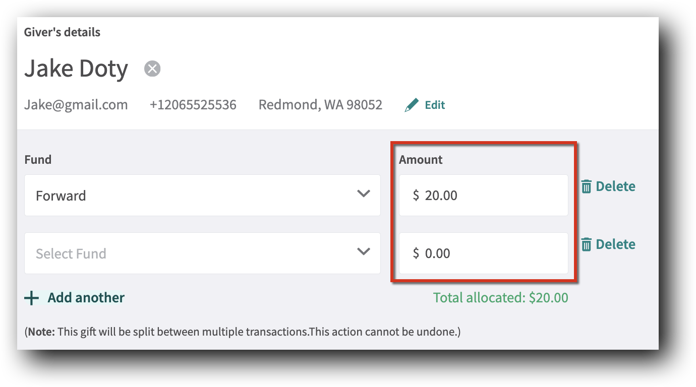 How to Split a Check