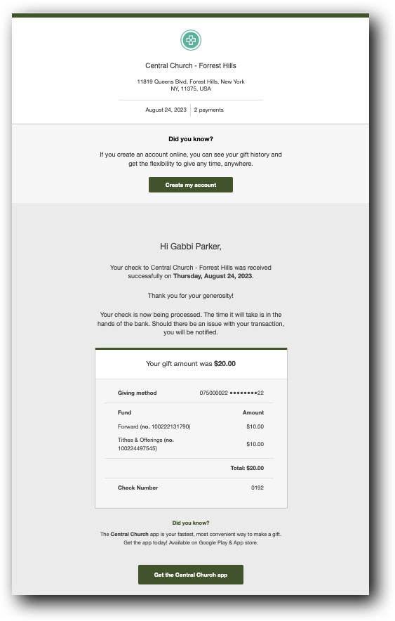 How to Split a Check