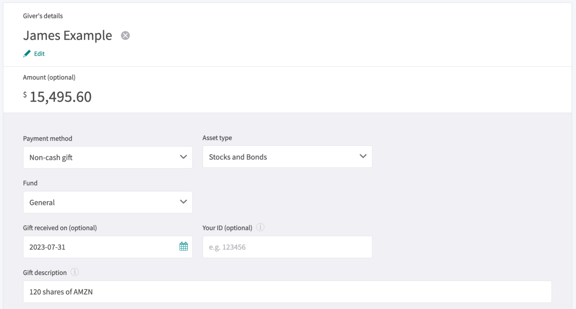 How to Track Stock Donations