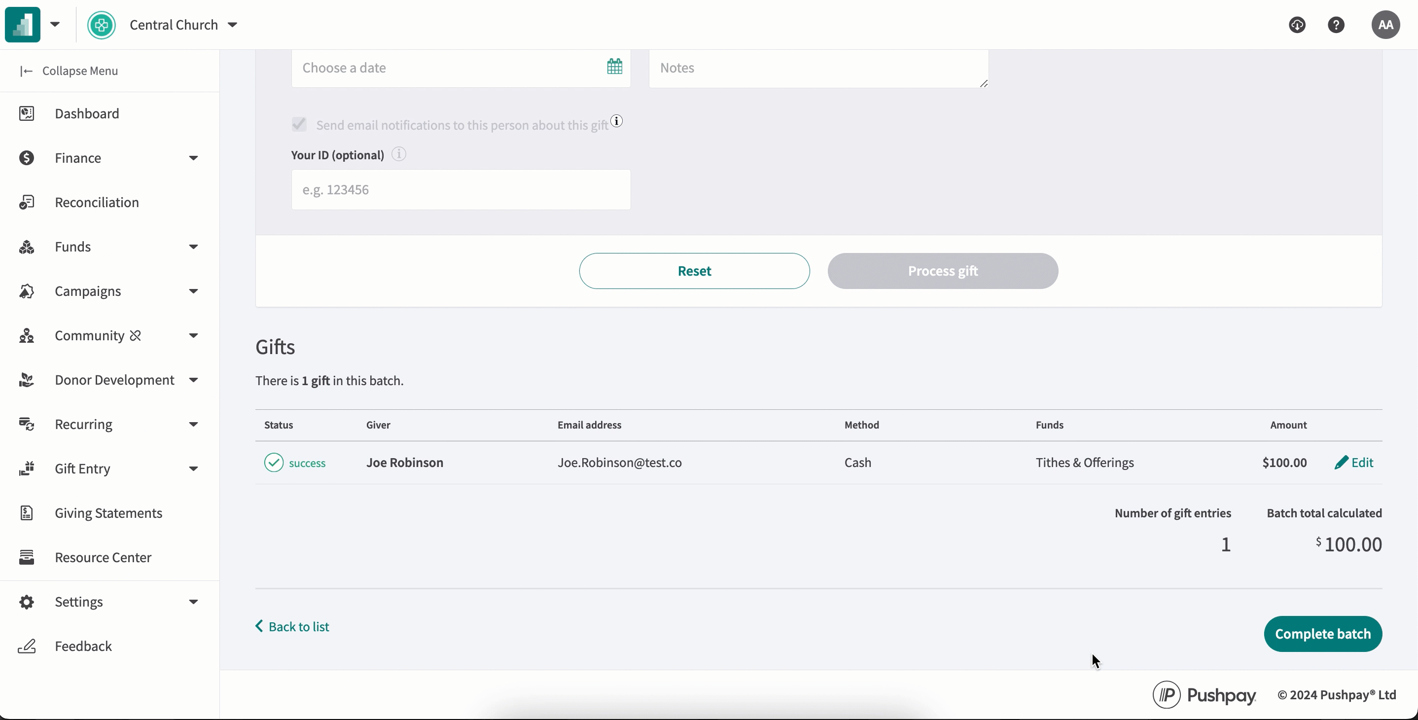 How to Use Batch Entry