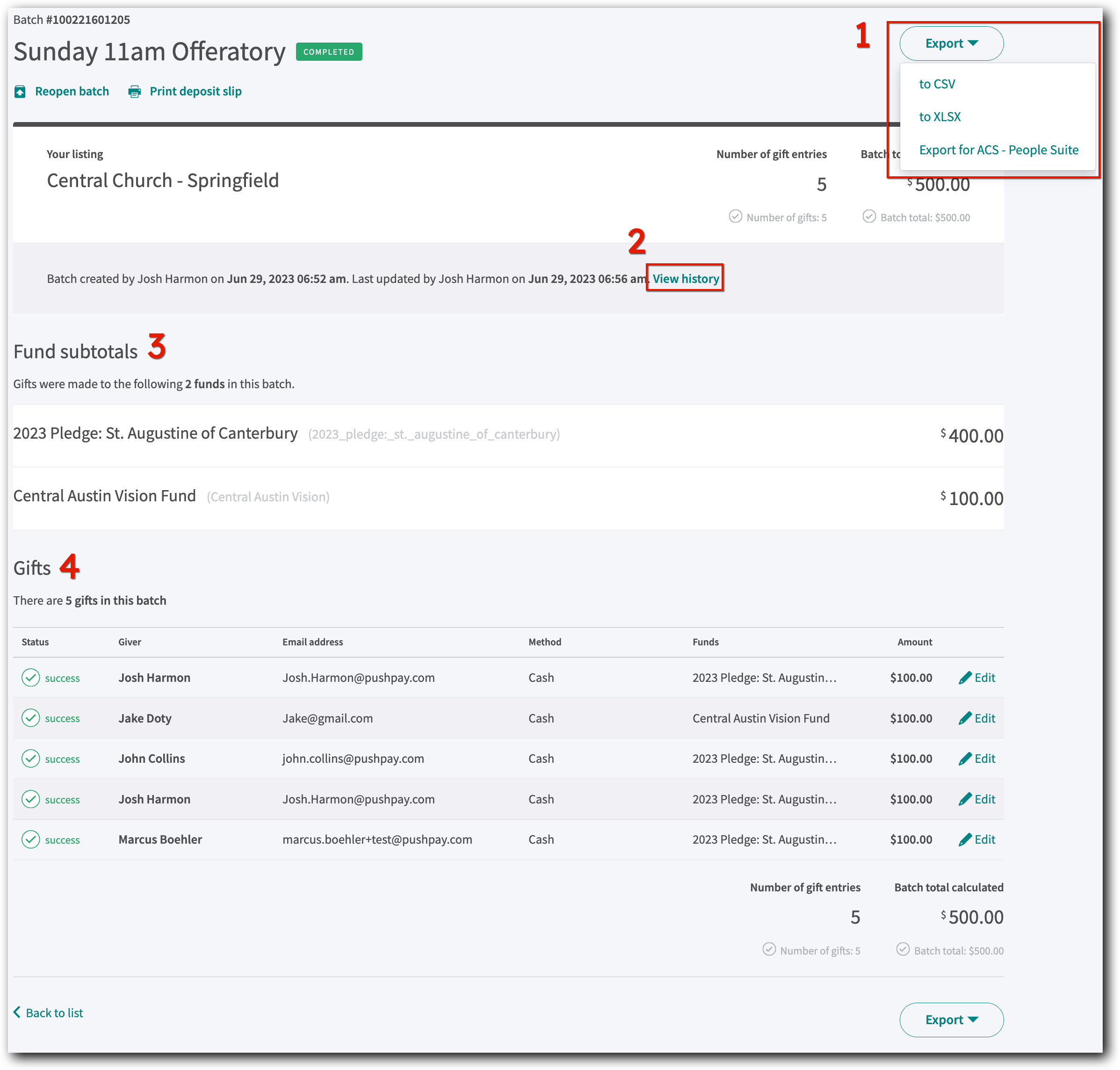 How to Use Batch Entry