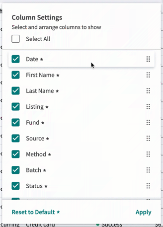 How to Use Configurable Columns