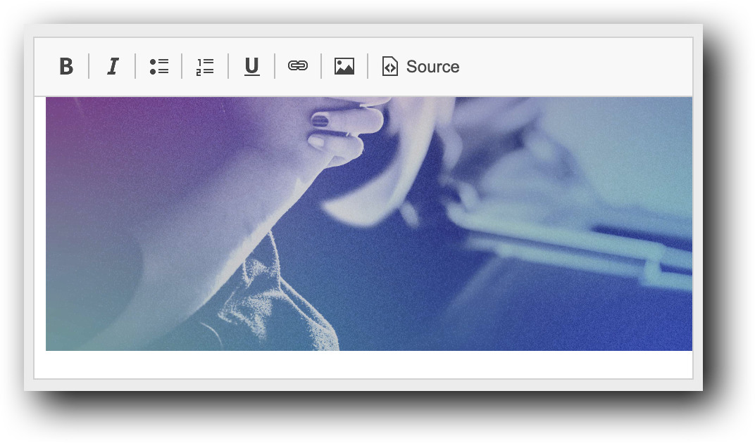 How to Use the Text Editor To Add Images
