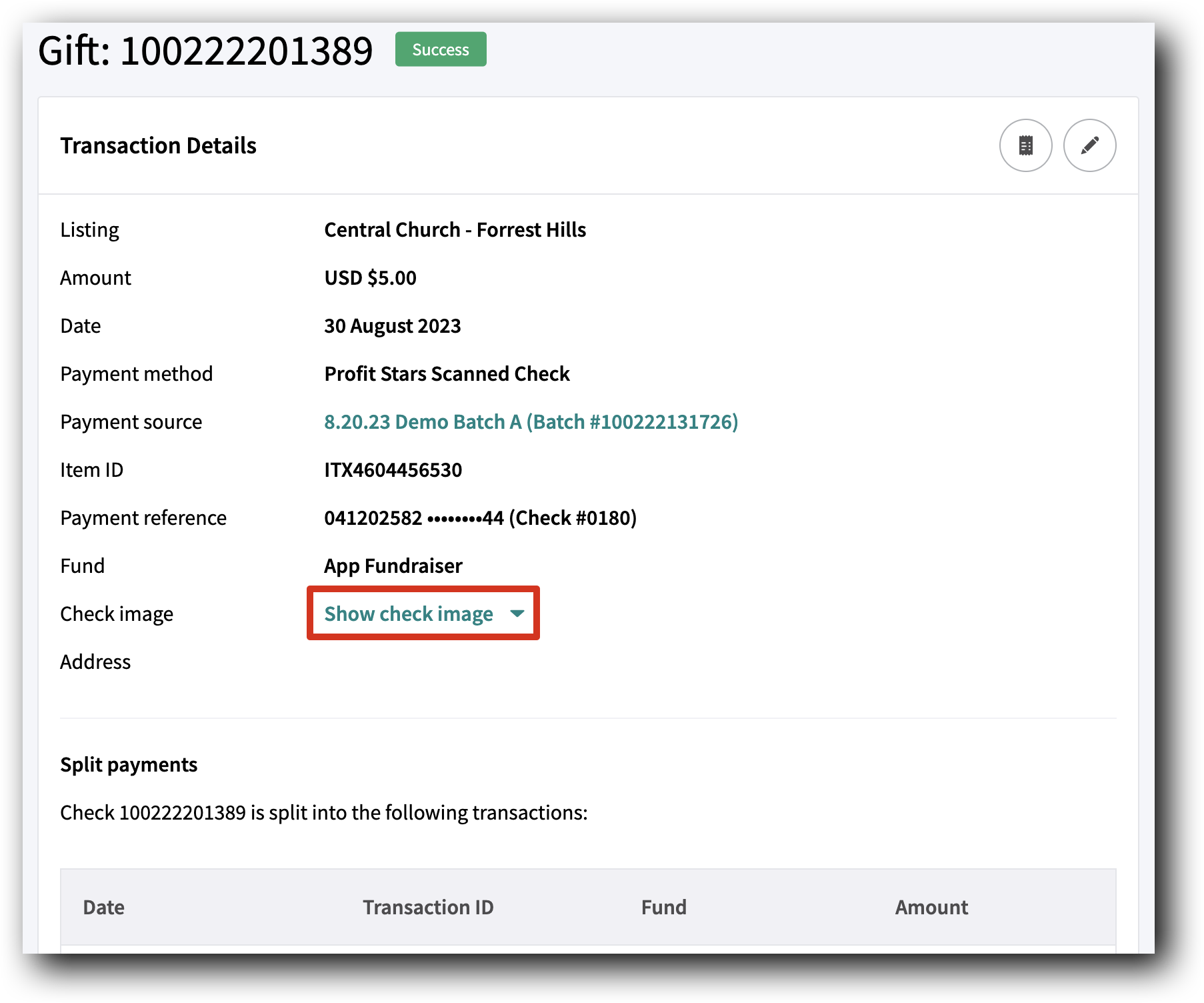How to View Transaction Details