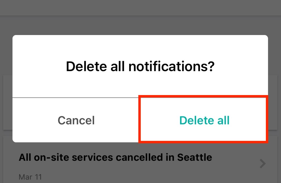 How to View or Dismiss Your App Notifications