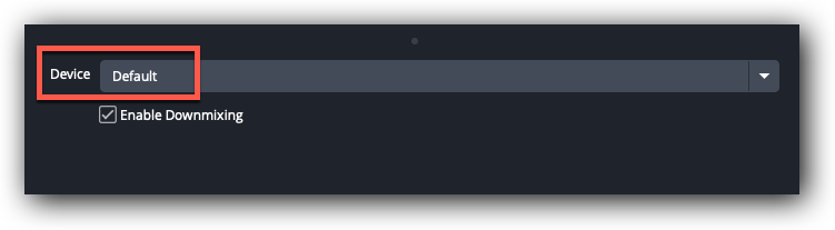 Output From OBS to the Resi Mini Encoder