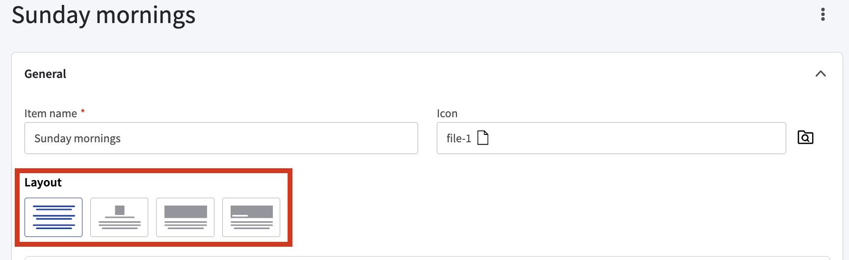 Learning about Item Layouts