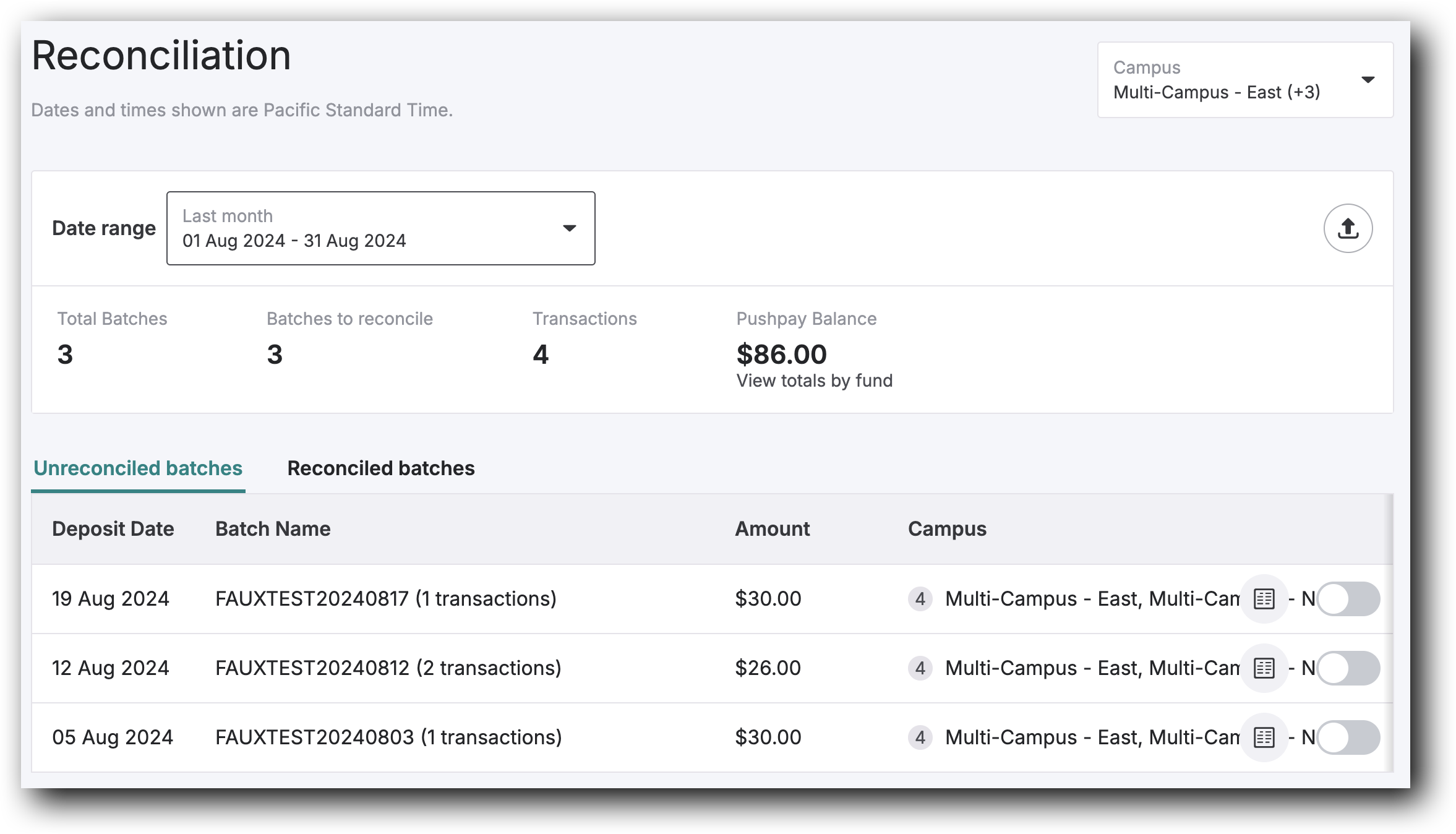 Learning about Reconciliation