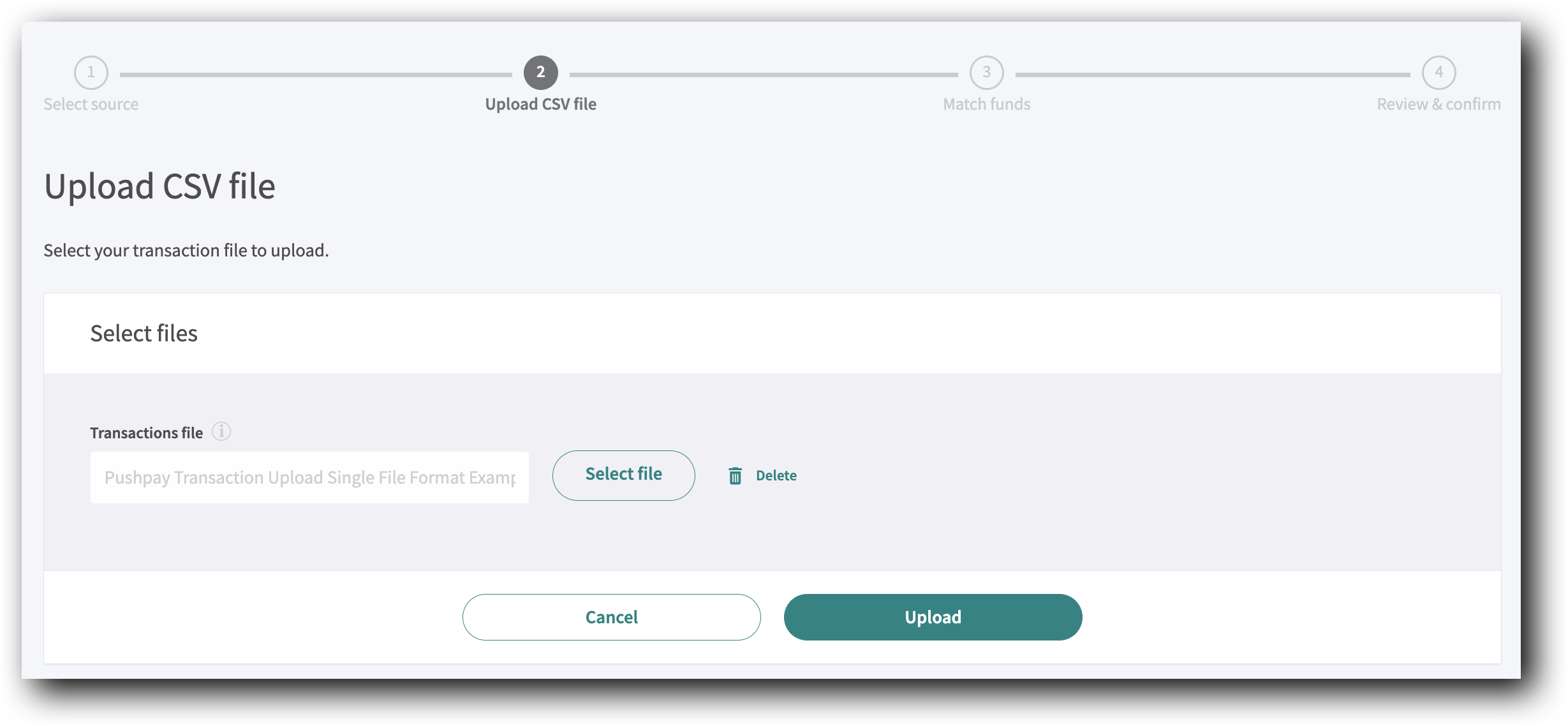 Learning about Transaction Import