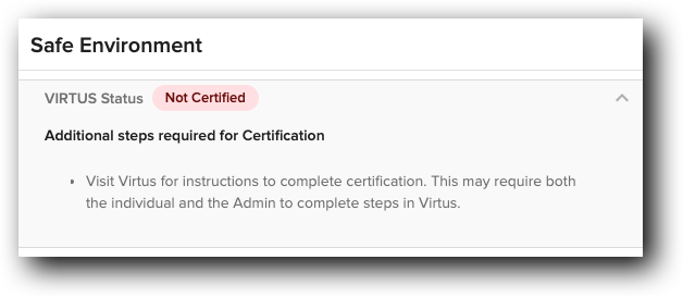 Learning about the VIRTUS Integration
