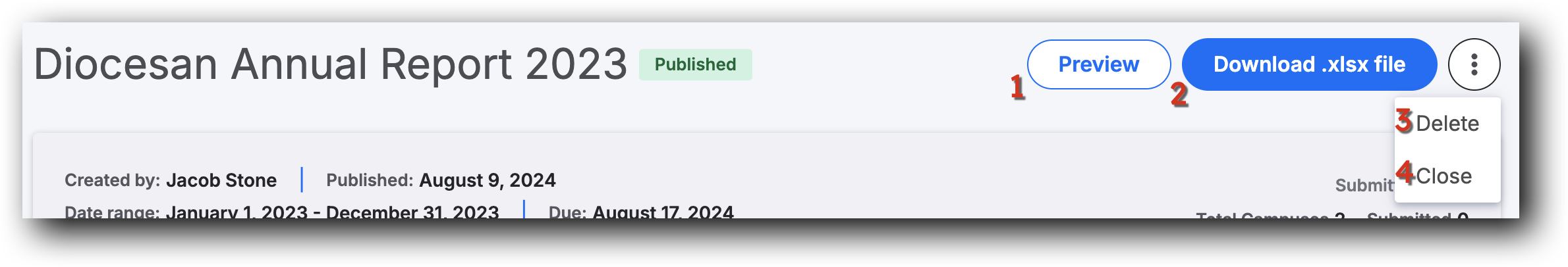 How to Complete the Annual Report