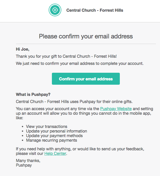 Learning About Donor Email Notifications