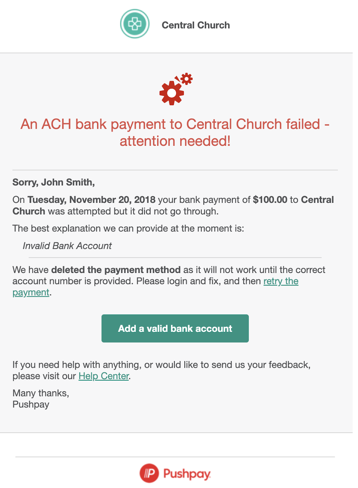 Learning About Donor Email Notifications