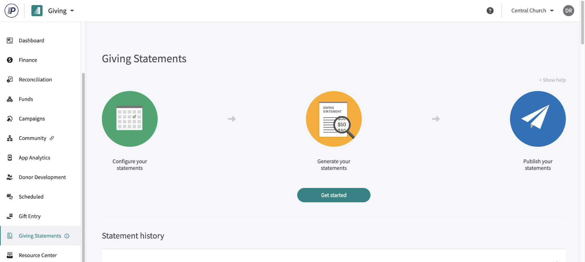 Learning about Giving Statements