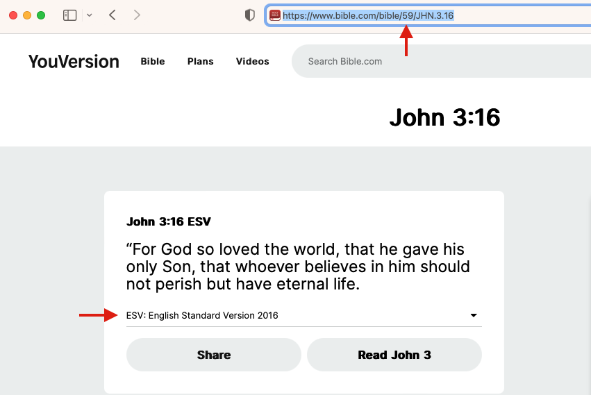 How to Link to the Bible