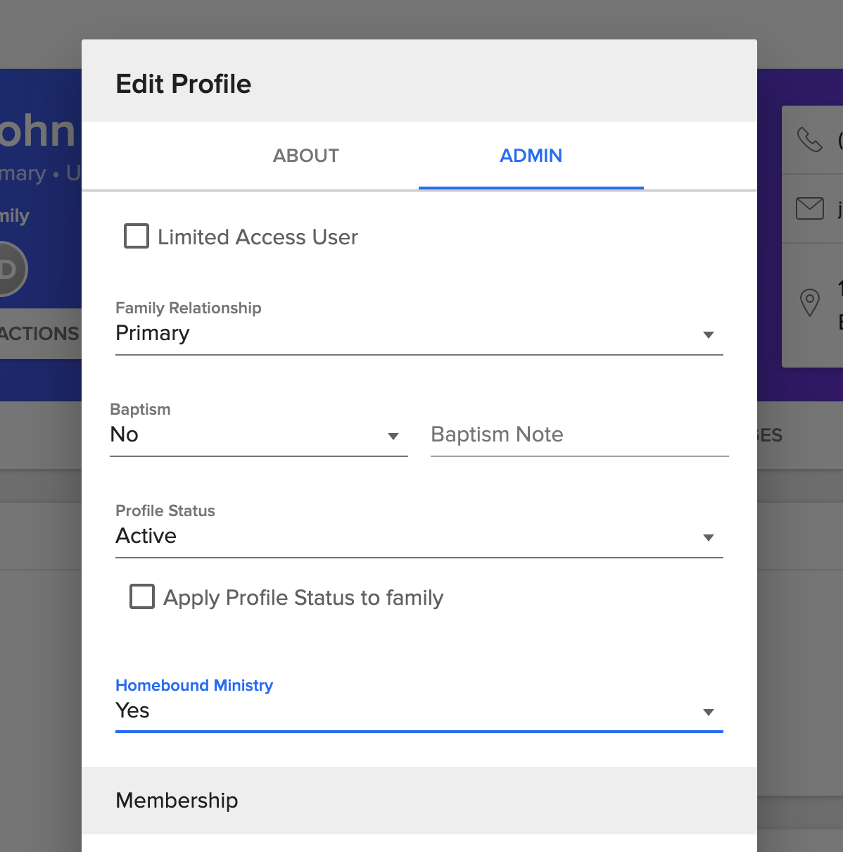 Learning about Additional Profile Fields