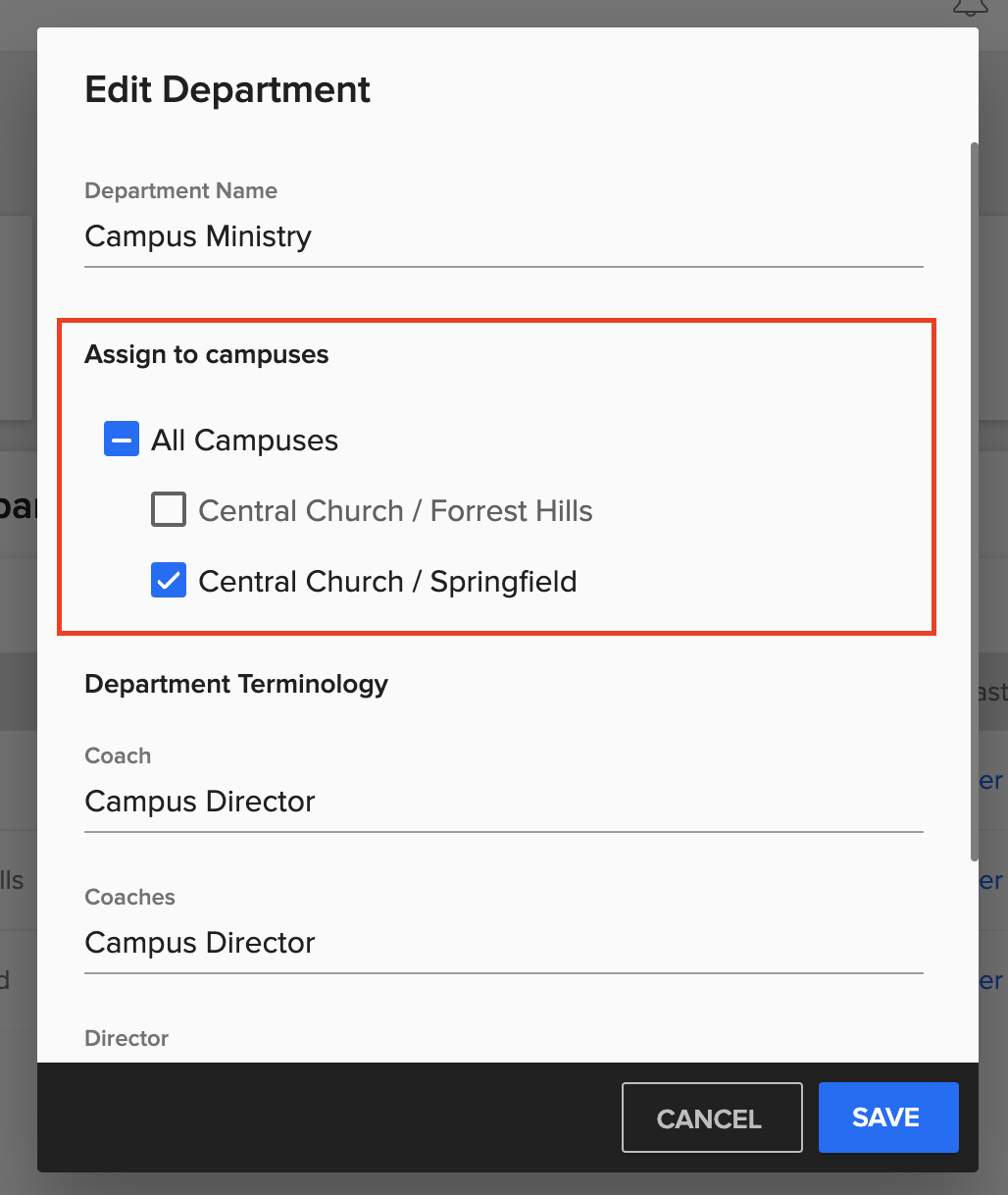 How to Move Data to Different Campuses - Campus Deletion