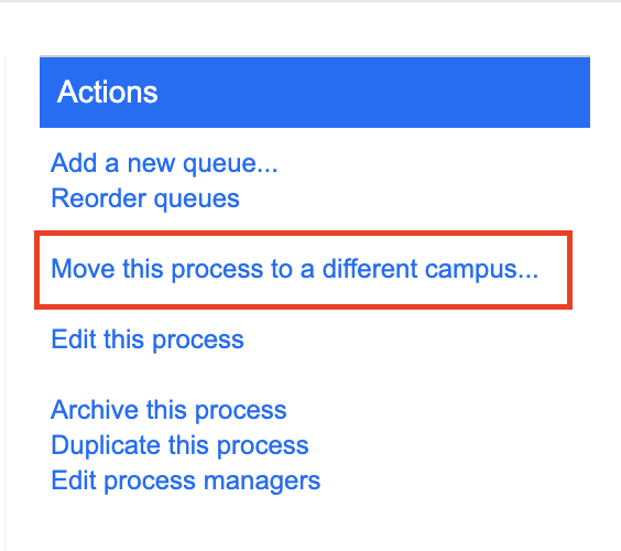 How to Manage a Process and Process Actions